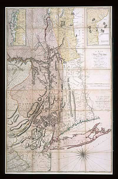 A MAP/ OF THE/ Province OF New York;/ with Part of/ PENSILVANIA,/ AND ...